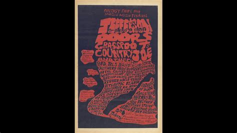 The Doors Fantasy Faire And Magic Music Festival 1967 Radio Promo Ad