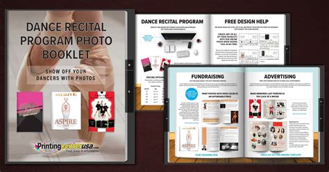 Dance Recital Program Printing Photo Book