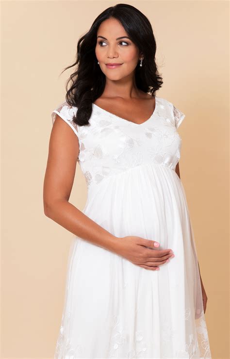 Clover Maternity Wedding Gown Ivory Maternity Wedding Dresses