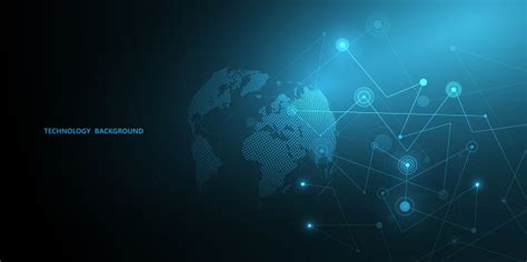 추상 배경 기술 및 과학 그래픽 디자인 점과 선을 연결합니다 인터넷 연결 글로벌 네트워크 연결 벡터 일러스트레이션 0명에 대한
