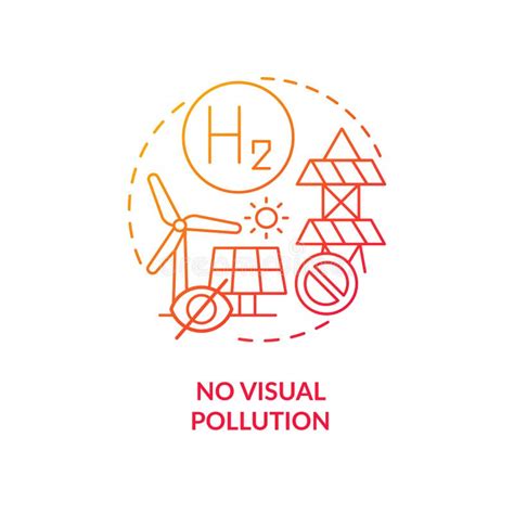 No Visual Pollution Concept Icon Stock Vector Illustration Of Clean