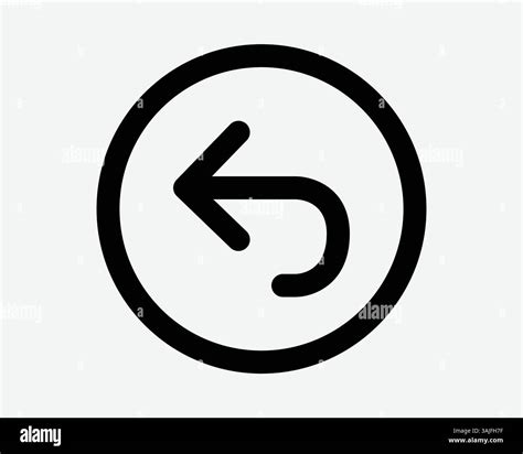 Undo Arrow Round Circle Icon Back Point Pointer Left Button Repeat