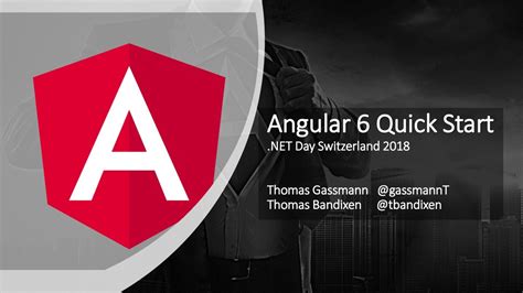 angular developer quick start speaker deck