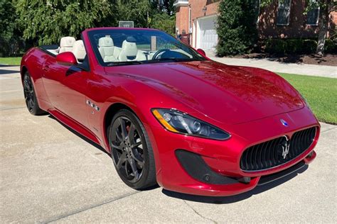 9k Mile 2014 Maserati Granturismo Sport Convertible For Sale On Bat
