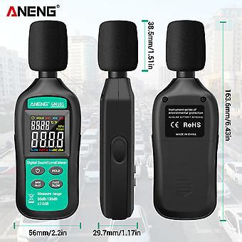 Digital Noise Meter Db Db Decibel Meter Lcd Display Sound Level Meter Fruugo DE