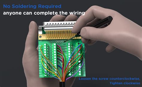 Juxinice Db50 Female Connector To Terminal Block Hdb50 Breakout Board No Soldering