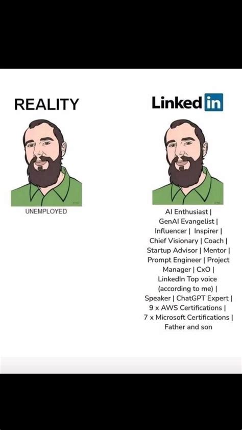 😂reality Of Some Unemployed Person On Linkedin Huzaifa Ahmed ♾️