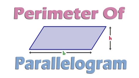 Area And Perimeter Of Parallelogram Formula