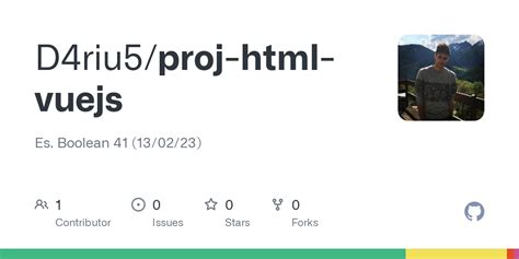 GitHub D Riu Proj Html Vuejs Es Boolean