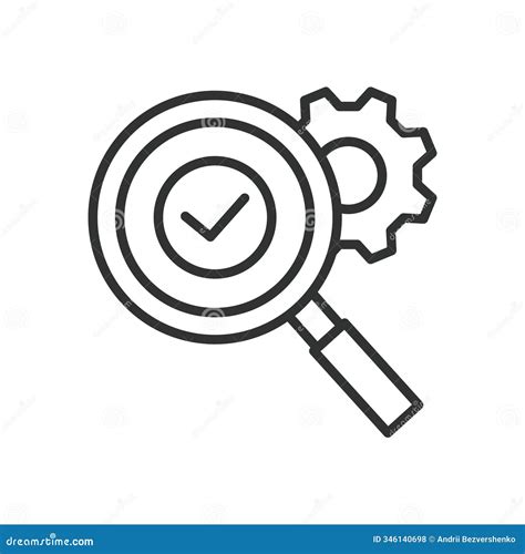 Technical Inspection Icon In Line Design Technical Inspection Maintenance Quality Control