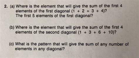 Solved A Where Is The Element That Will Give The Sum Of Chegg Com