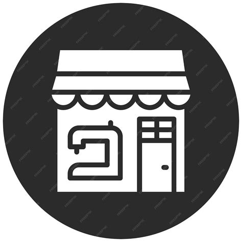 Premium Vector Tailor Shop Vector Icon Illustration Of Shops And Stores Iconset