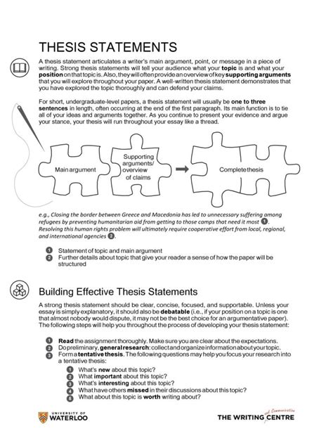 45 Perfect Thesis Statement Templates Examples Templatelab 45 Perfect Thesis Statement Templates Examples Templatelab