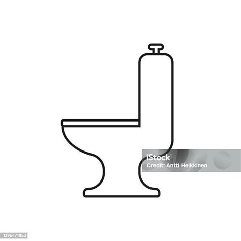 변기 시트 벡터 아이콘입니다 화장실 및 물 옷장 기호 욕실 또는 화장실 표지판 위생 및 위생 로고 클립 아트 실루엣 공공건물에 대한 스톡 벡터 아트 및 기타 이미지 Istock