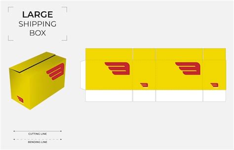 Premium Vector Large Shipping Box