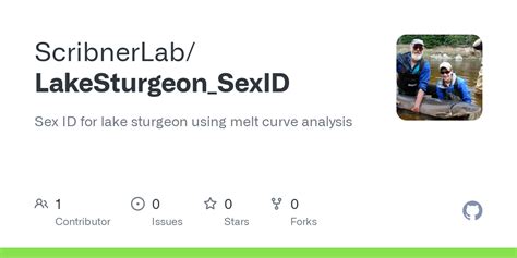 GitHub ScribnerLab LakeSturgeon SexID Sex ID For Lake Sturgeon Using Melt Curve Analysis