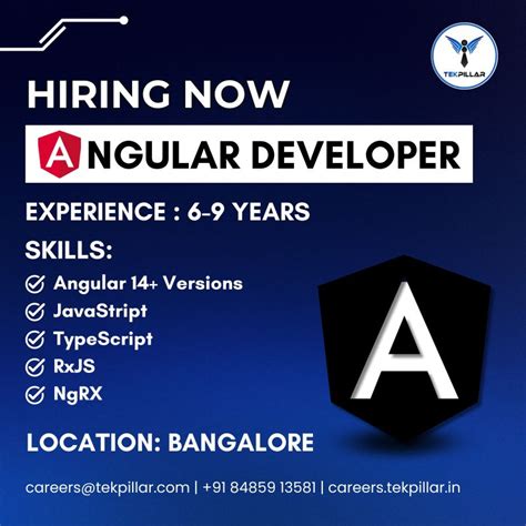 Bhavesh Oza On Linkedin Hiring Angular Developer Angulardeveloper Hiringnow Techcareers