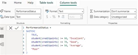 Power BI SWITCH Function In DAX