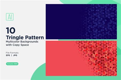 Vibrant Triangular Pattern Background Multi Colors 4527207