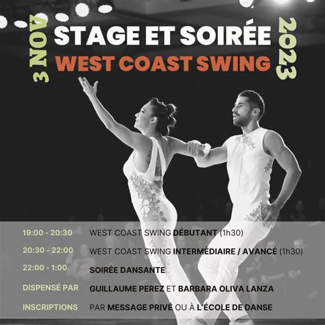 Stage Soirée West Coast Swing Fred Danses