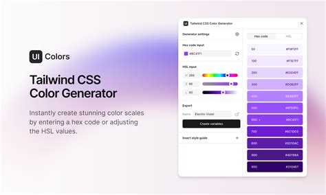 Tailwind Css Color Generator Figma