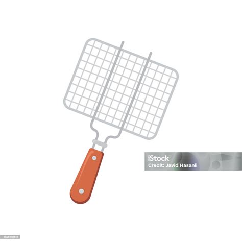 바베큐 또는 바베큐 파티 그릴 피크닉 바베큐 장비 그릴 꼬치 소시지 조미료 닭고기와 고기 야채와 소스 벡터 플랫 그림 Barbecue Social Gathering에