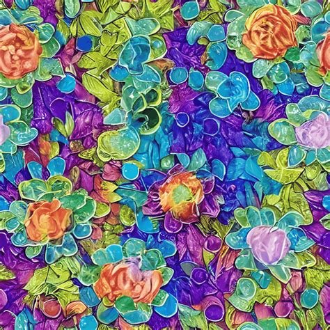 Pretty Floral Border Country Style · Creative Fabrica