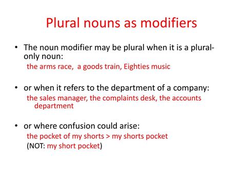 Ppt What Are Noun Modifiers Powerpoint Presentation Free Download