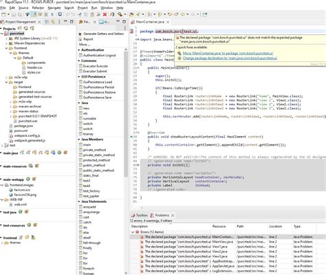 Rapidclipse Rapisclipse 11 Creating A New Project In New Workspace Generates Error The