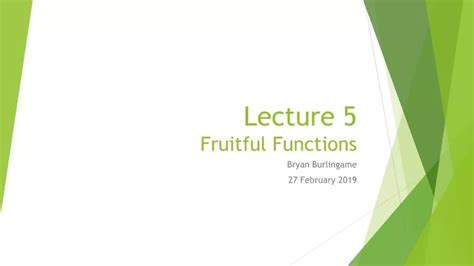 Ppt Mastering Fruitful Functions In Python Powerpoint Presentation Free Download Id9281462