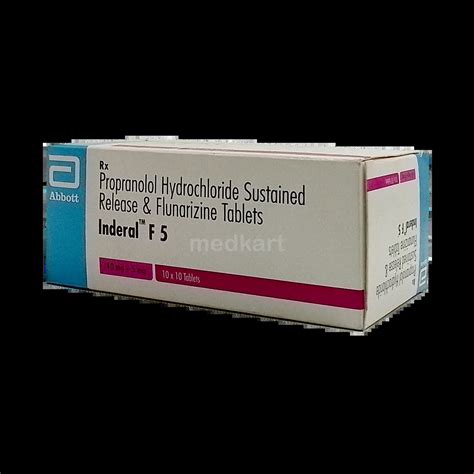 Inderal F 5mg Tablet 10s View Price Combination And Alternatives