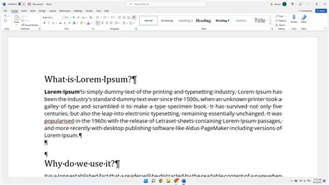 How To Remove A Page Break In Word
