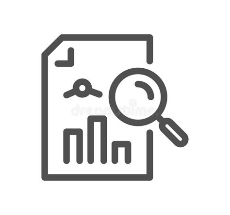 Data Analysis Related Icon Stock Vector Illustration Of Analysis