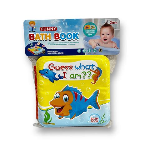 کتاب حمام کودک طرح ببر و ماهی Bath Book فروشگاه سیسمونی نوزاد رامینا