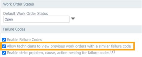 Enable Failure Codes Help Center
