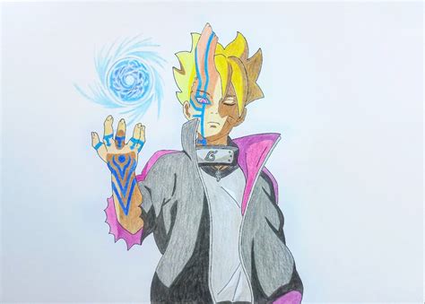 Boruto Uzumaki Anime Drawings Drawings Naruto Drawings