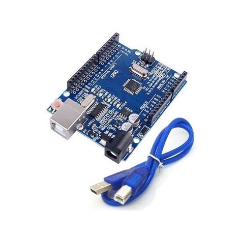 Proftc Placa Uno Rev3 Versão Eco C Cabo Usb Compativel Arduino Ch