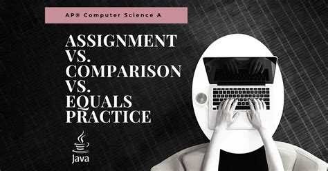 Ap® Csa Clarifying Assignment Comparison And Equals In Java