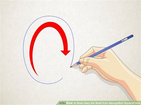 How To Draw Gary The Snail From SpongeBob SquarePants 6 Steps