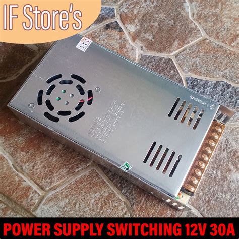 Jual POWER SUPPLY 12V 30A SWITCHING Shopee Indonesia