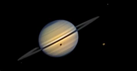 Amateur Astrophotographer Captures Saturns Solar Eclipse
