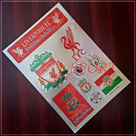 Liverpool Football Club Hologram Sticker Pack Shopee Malaysia
