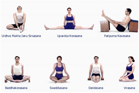 Different Sitting Yoga Poses