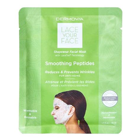 1 Pc Dermovia Lace Your Face Facial Mask Smoothing Peptides Sleekshop