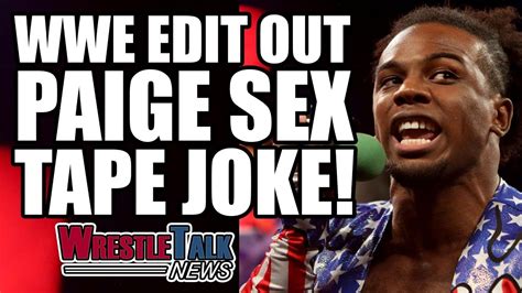 Wwe Edit Out Paige Sex Tape Joke From Smackdown Booker T Unhappy Wrestletalk News July 2017
