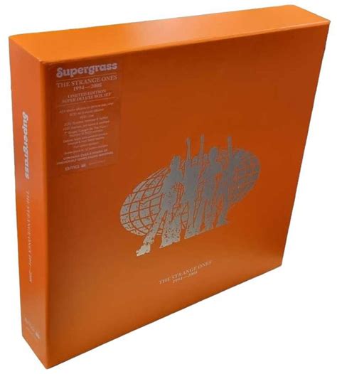 Supergrass The Strange Ones 1994 2008 Signed Photo Uk Cd Album Box S