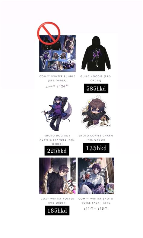 （預訂）shoto Merch Vtuber 個人勢 冬季 周邊 興趣及遊戲 收藏品及紀念品 明星周邊 Carousell