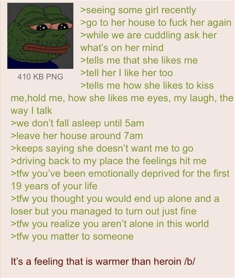 An Anon Falls In Love R Greentext Greentext Stories Know Your Meme
