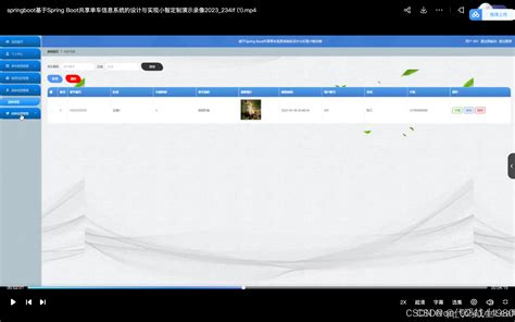 基于spring boot的共享单车信息管理系统设计与实现（论文 源码 部署） springboot系统源码 论文 csdn博客
