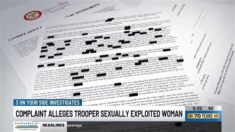 Woman Accuses MHP Trooper Of Sexually Exploiting Her By Capturing Sex Act On Video And Sharing